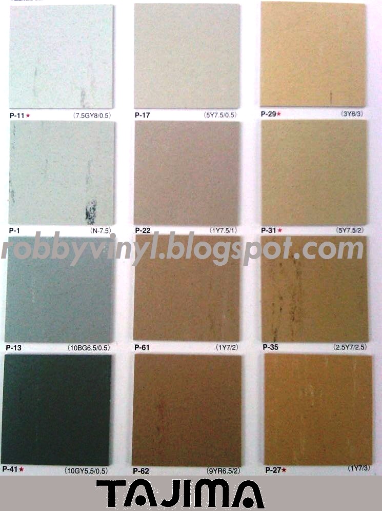 Robby Vinyl: TAJIMA VINYL TILE ukuran 30 CM X 30 CM X 2 MM