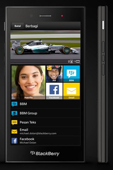 Harga BlackBerry Z3 Jakarta Terbaru Juli 2015