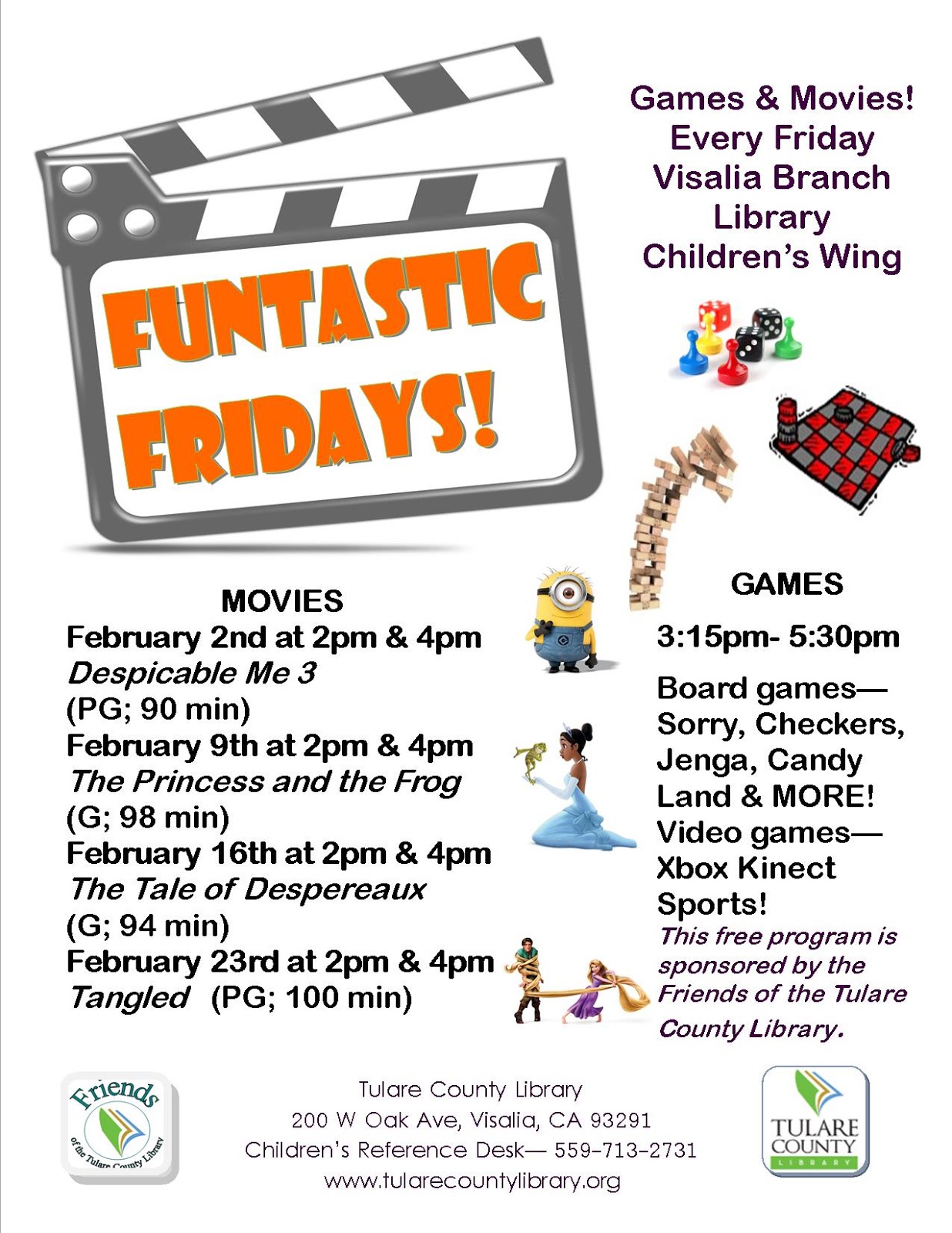 Tulare County Library News and Events: Funtastic Fridays at the Visalia ...