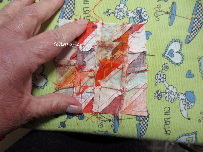 Not Afraid of Color: sewing Saturday... last of the orange blocks