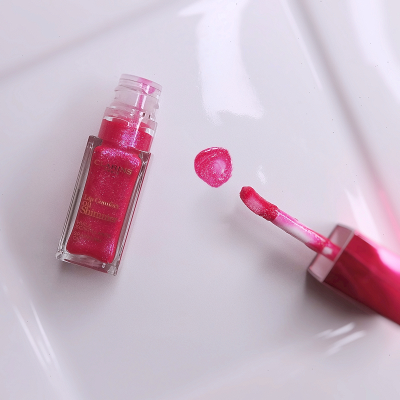 Clarins Lip Comfort Oil Shimmer 04 Intense Pink Lady | Lenallure