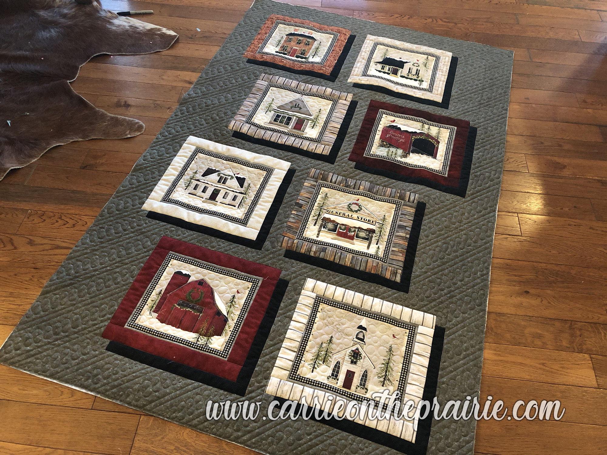 Carrie On The Prairie: Winter Scenes Quilt