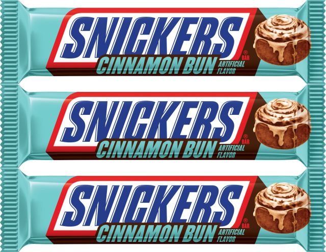 New Snickers Cinnamon Bun Candy Bars Land at Walmart