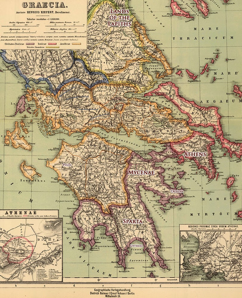 Helen loves Theseus: Helen of Sparta's World (Mapped!)