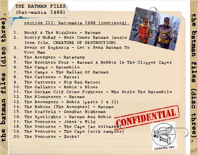 the sphinx: the batman files - disc 3 (Leaping Fox)