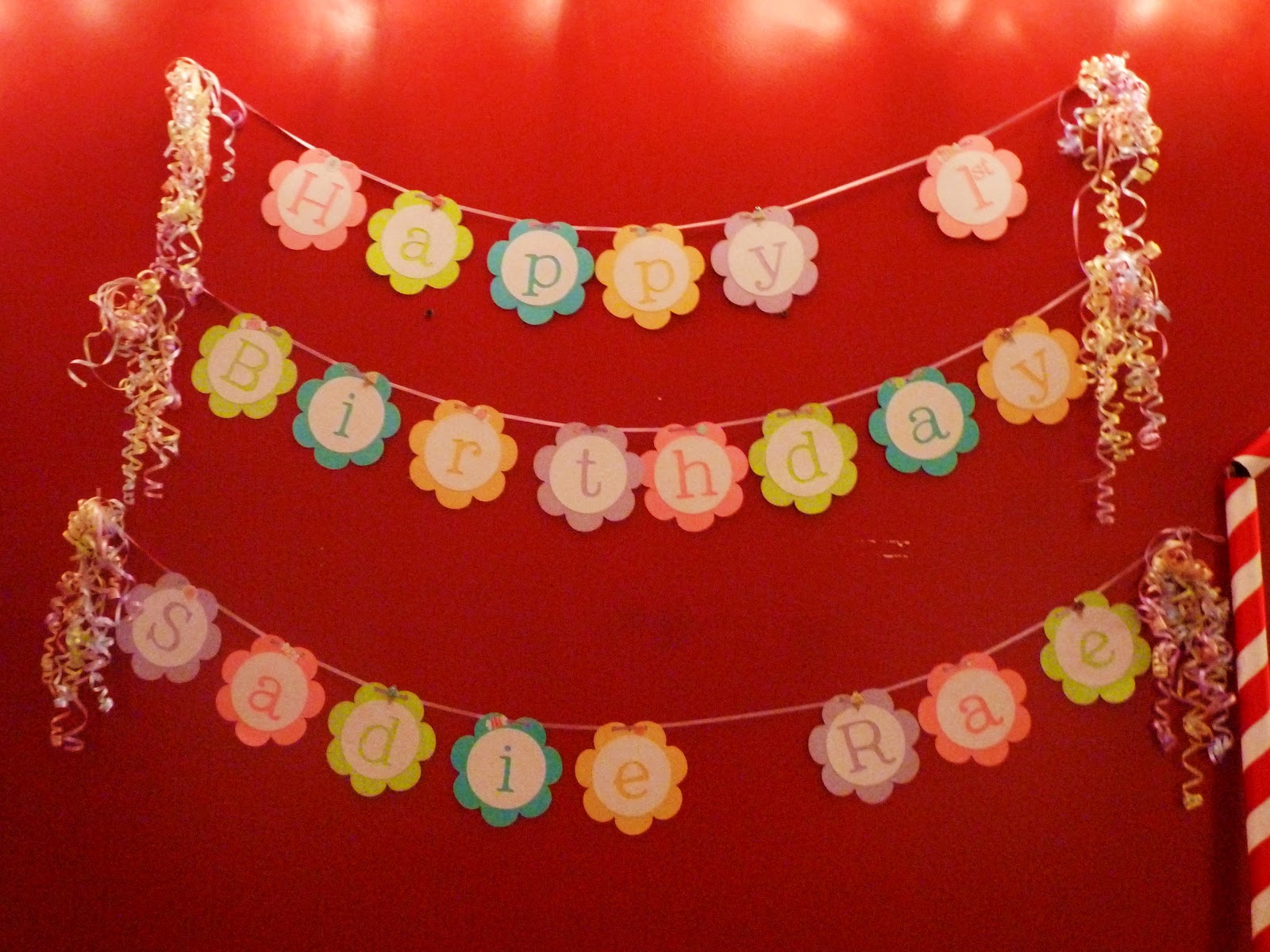 Wiggles and Winks: How-To: Custom Happy Birthday Sign