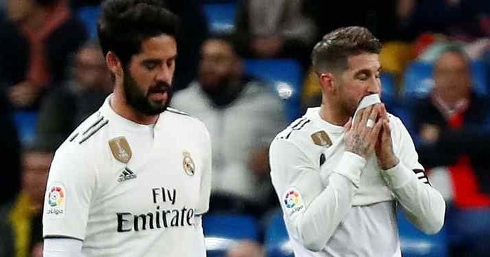 The fight of Sergio Ramos with a player of Real Madrid - World of Sports