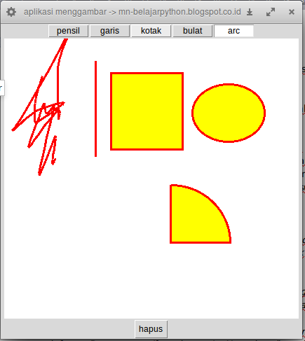 (daftar isi) Membuat aplikasi menggambar dengan python dan tkinter ...