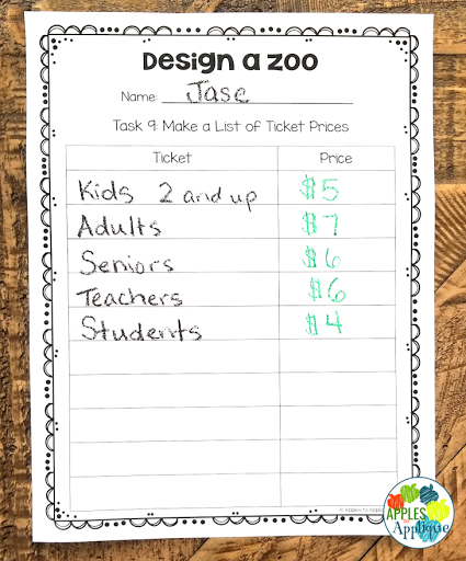 Apples to Applique: Project Based Learning: Design a Zoo
