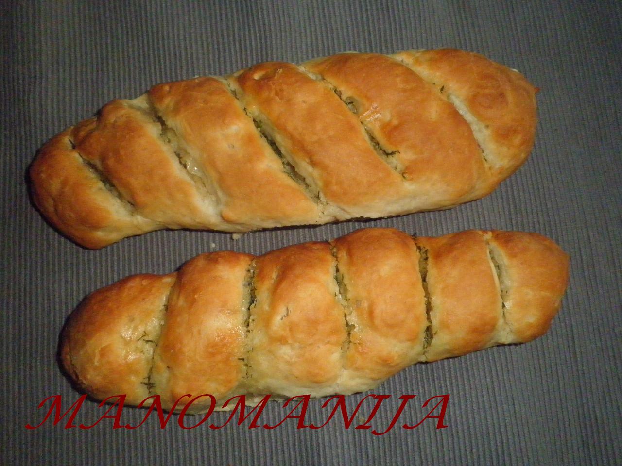 MANOMANIJA: Prancūziškas batonas su česnakinio sviesto įdaru