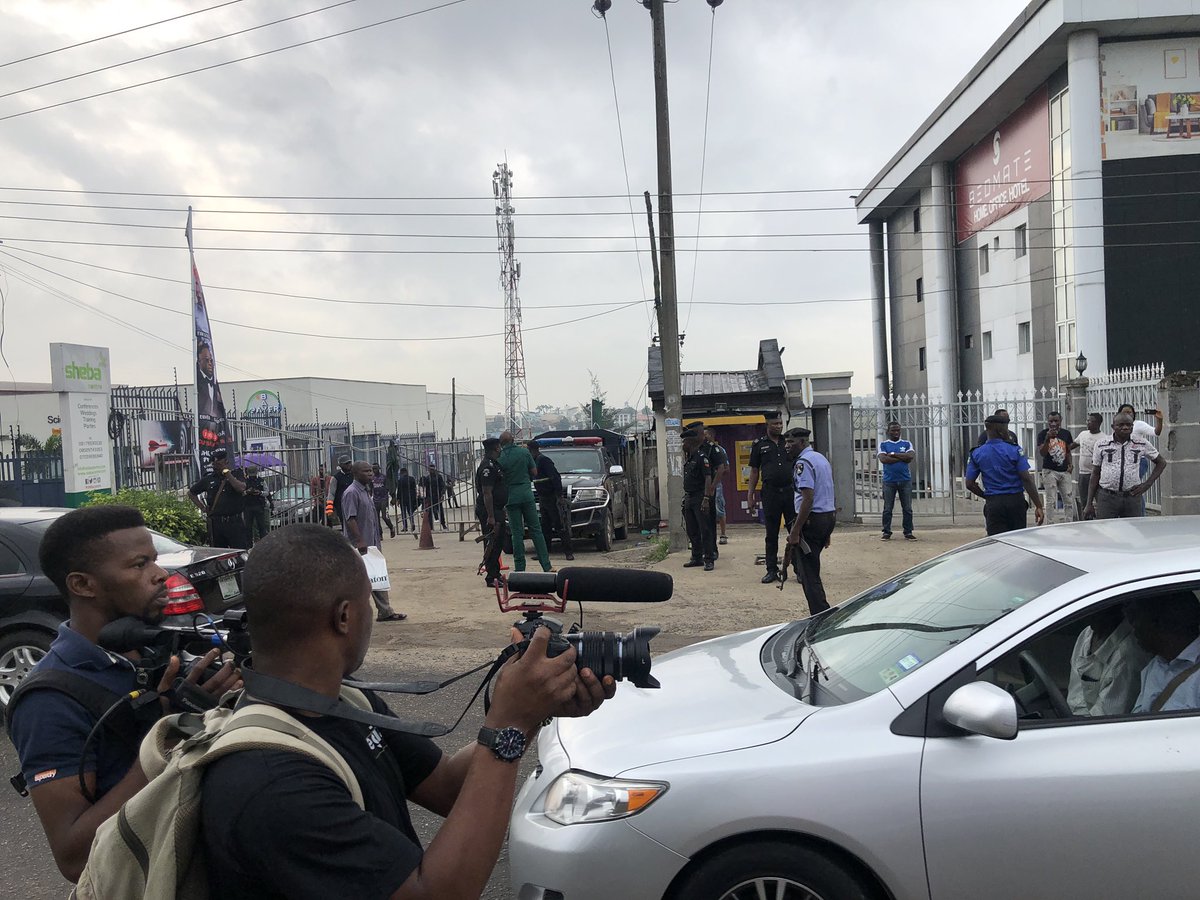 Rape scandal ( Photos + Video): Amid COZA’s tight security, protesters ...