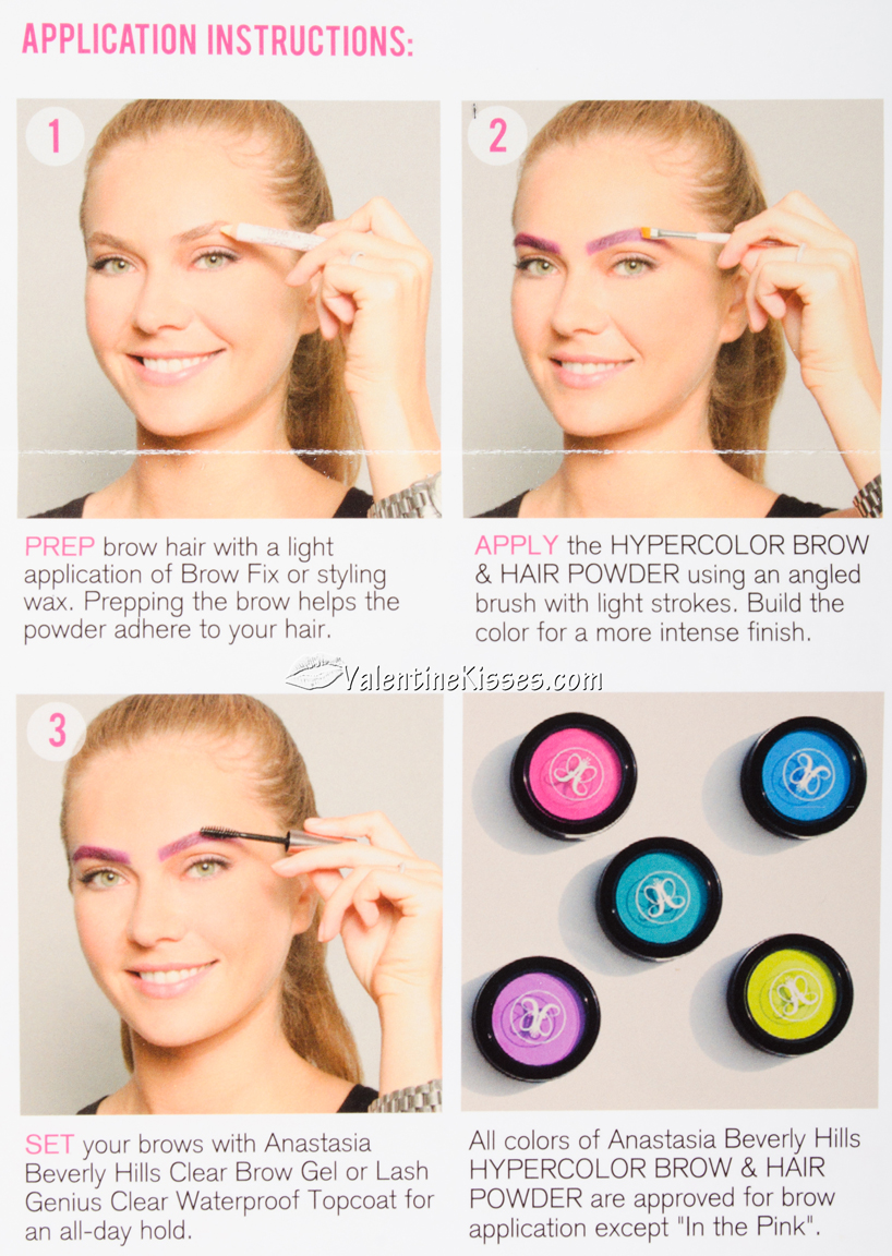 Valentine Kisses: Anastasia Hypercolor Brow & Hair Powder - 5 Shades ...