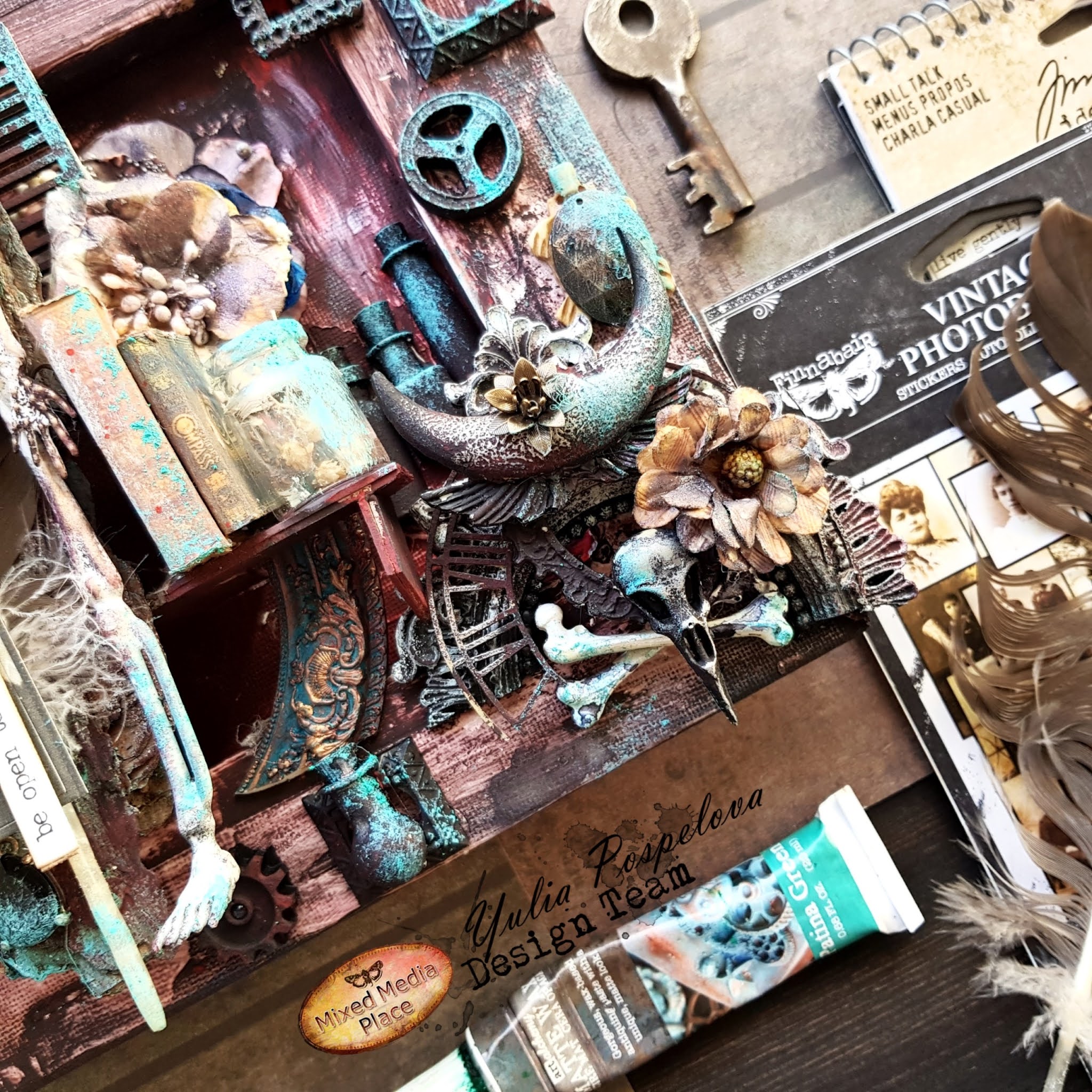 Mixed Media Place: Be open by Yulia Pospelova