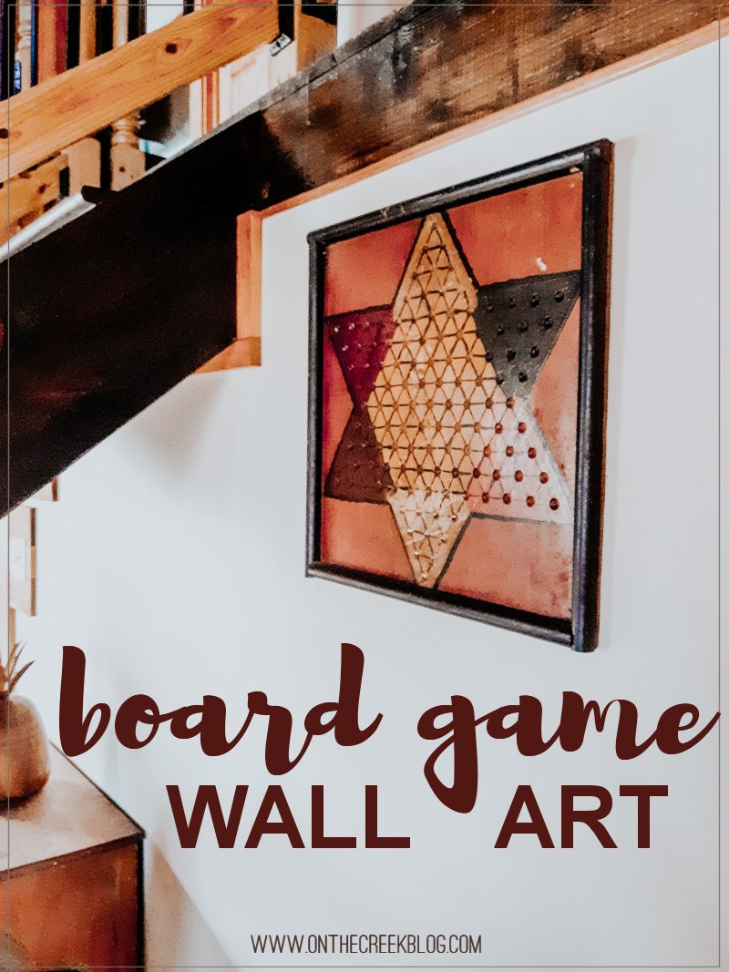 Board Game Wall Art - Tiff W. - on the creek blog