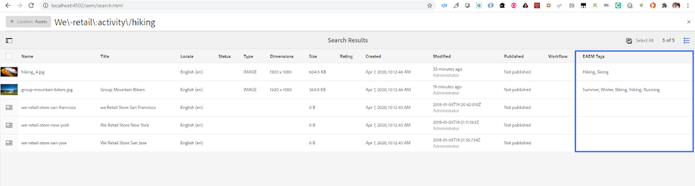 Experiencing Adobe Experience Manager (AEM, CQ): AEM 6550 - AEM Assets ... Experiencing Adobe Experience Manager (AEM, CQ): AEM 6550 - AEM Assets ...