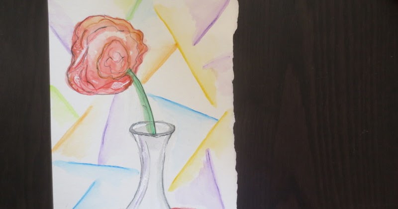 Not Afraid of Color: a painting and a drawing