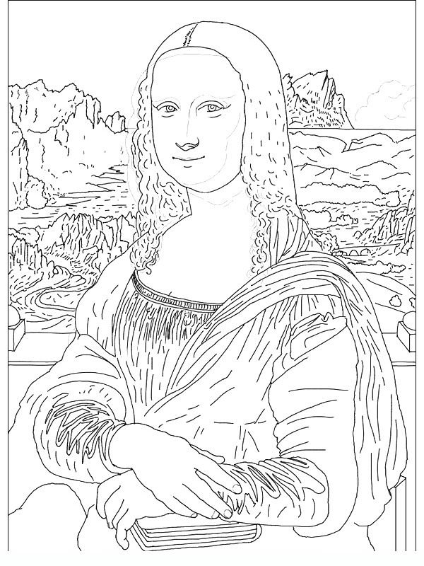 Famous Artists Coloring Pages - Coloring Pages
