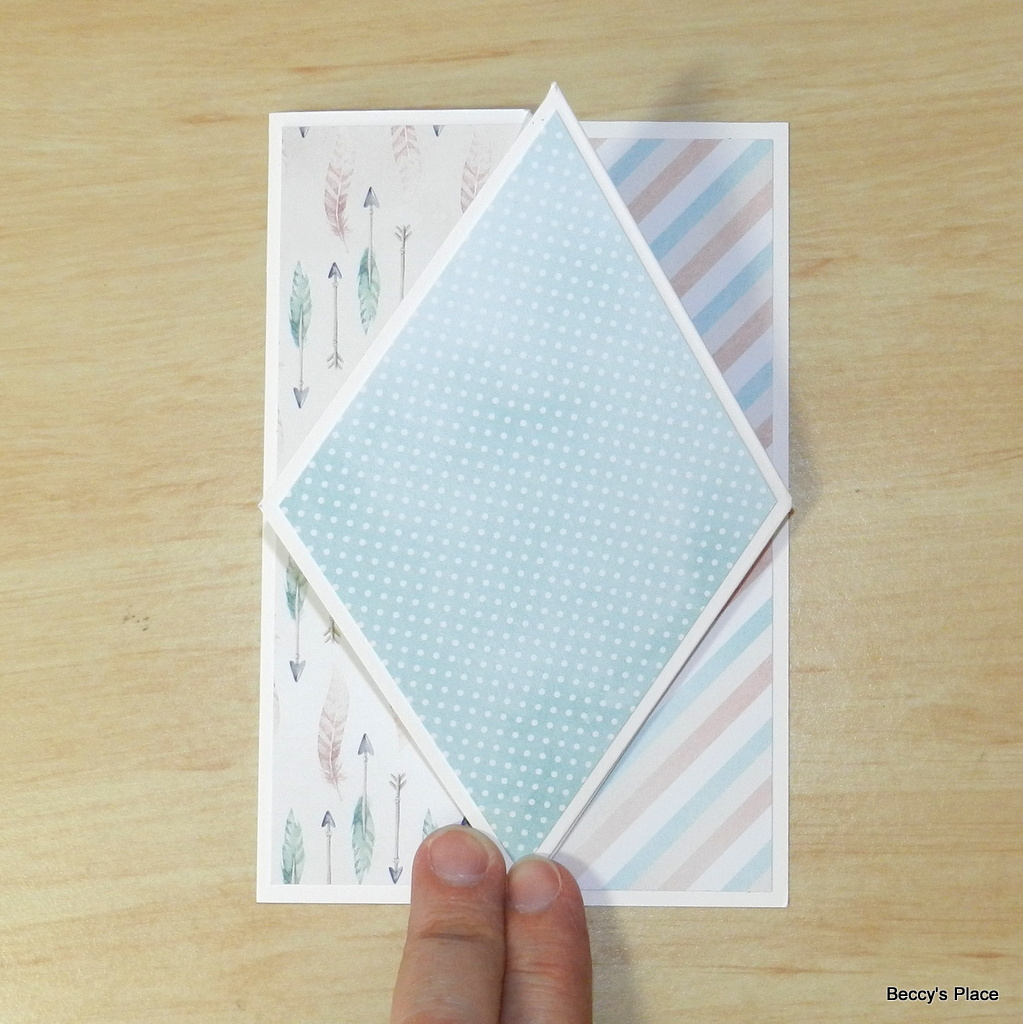 Beccy's Place: Tutorial - Upright Diamond Fold