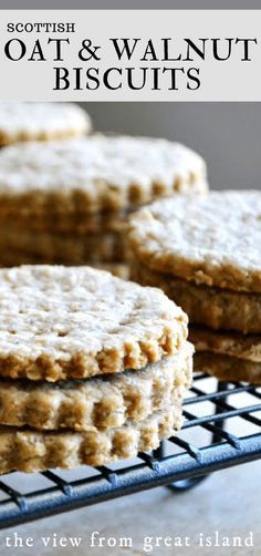 Scottish Oat and Walnut Biscuits - Quick Recipe Idea