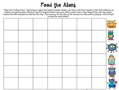 The Teacher's Chair: FREEBIE MATH GAMES