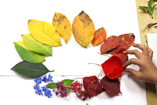 smART Class: Fall Leaves Crayon Resist Paintings