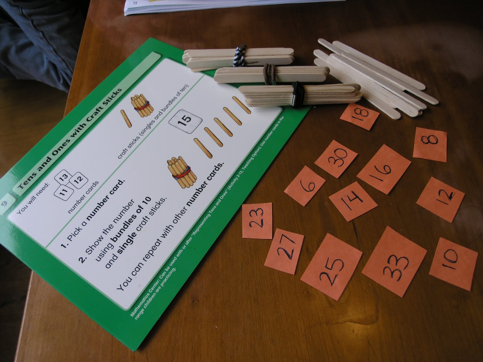 To Every Purpose: Place Values: Tens and Ones with Craft Sticks!