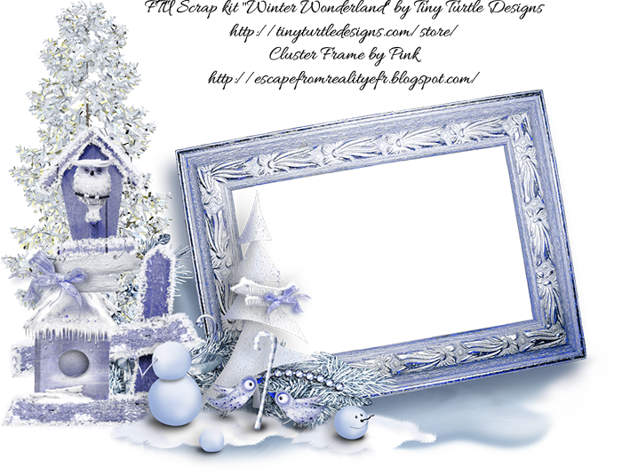Escape From Reality Blog: FTU "Winter Wonderland" Clusters & Cluster Frames