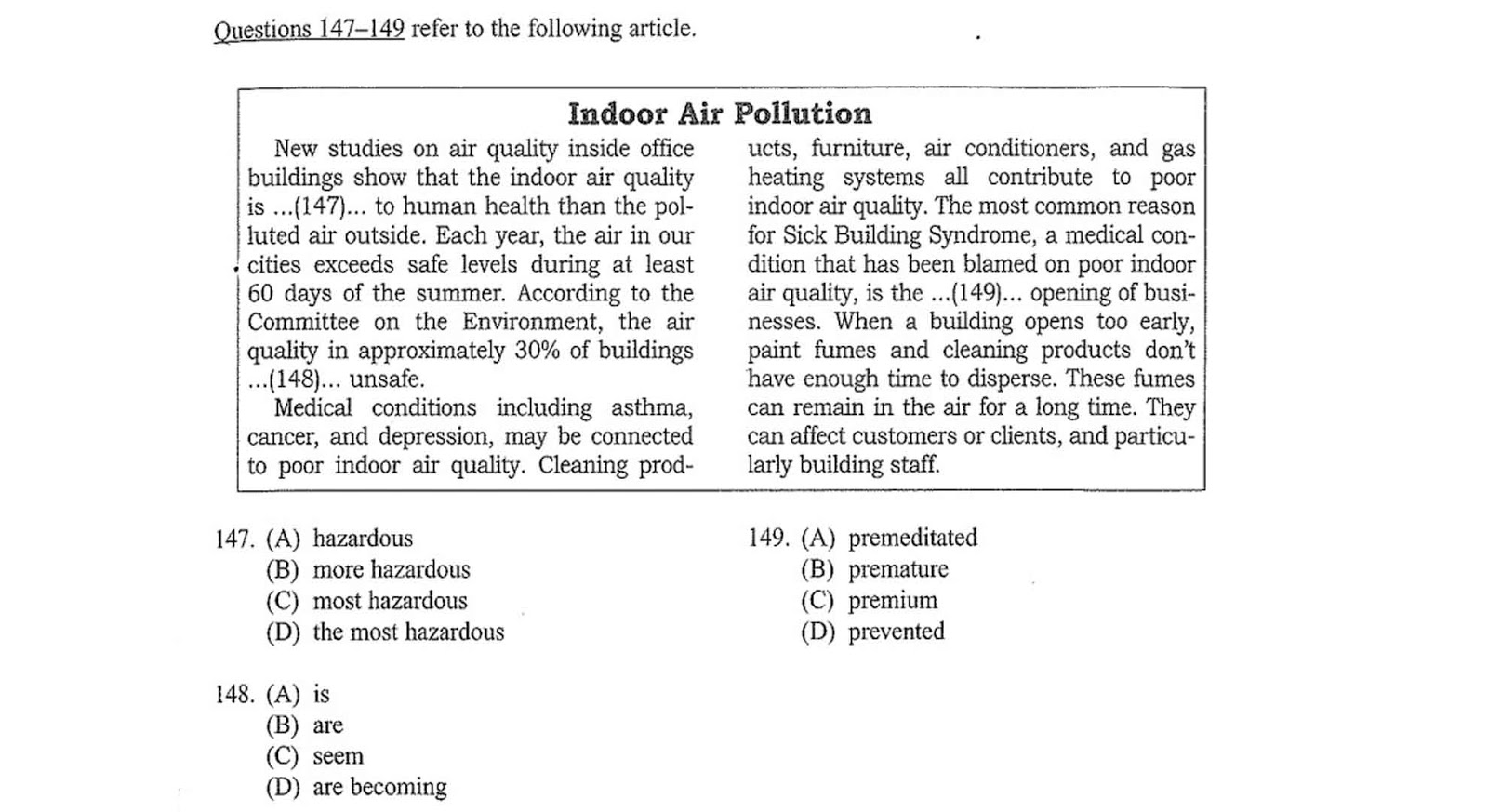 Full TOEIC Test 1 | Full Toeic Test Online Free