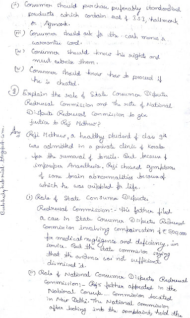 Consumer Rights class 10 board questions(5 marks)