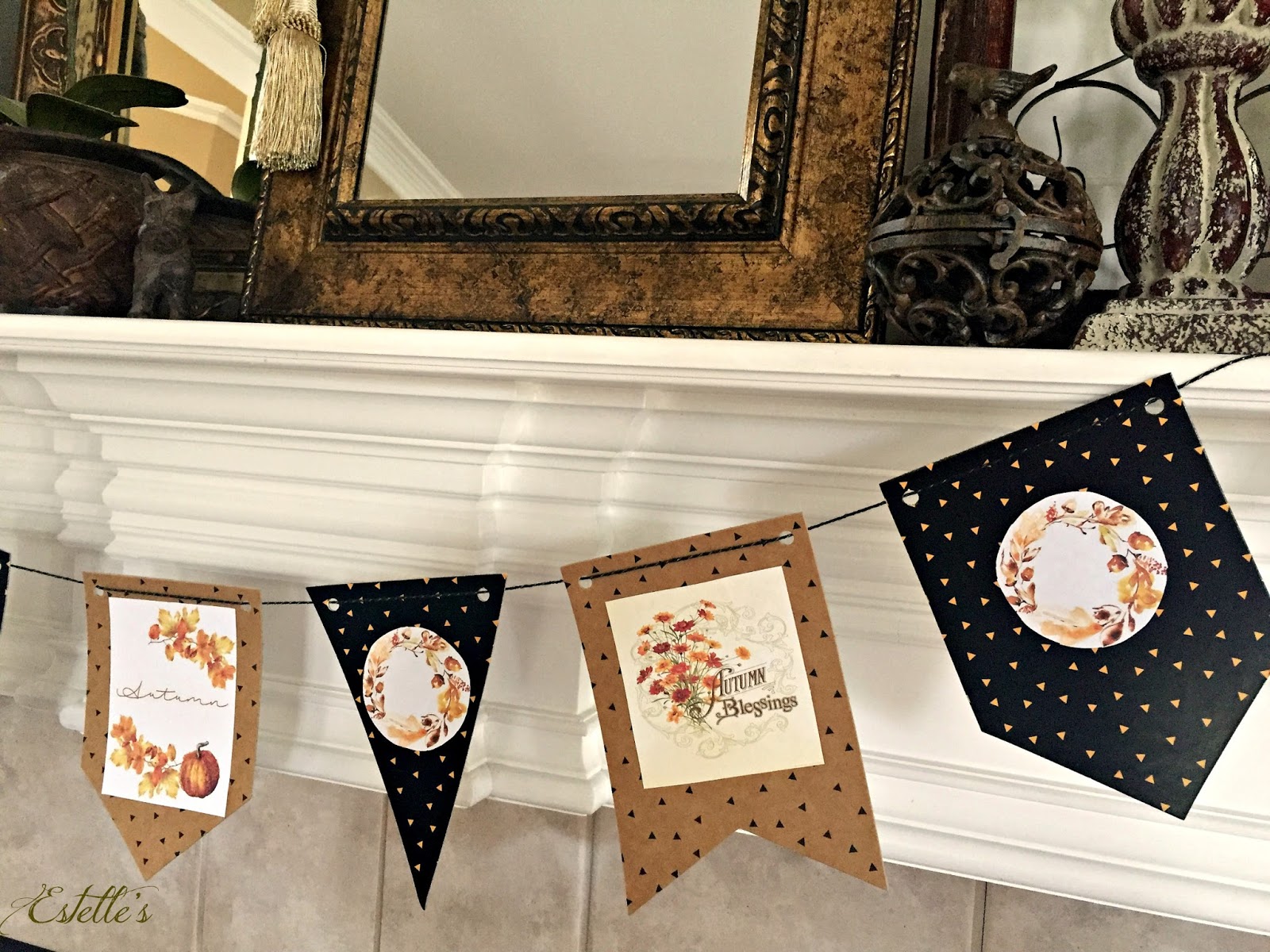 Estelle's: AUTUMN BANNER...CREATING YOUR OWN
