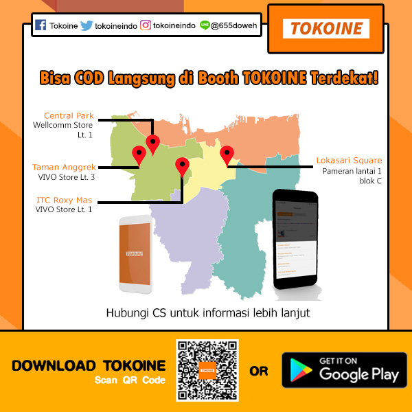 Lokasi Merchant TOKOINE - TOKONIK - Tukar Gadget dan Toko Online