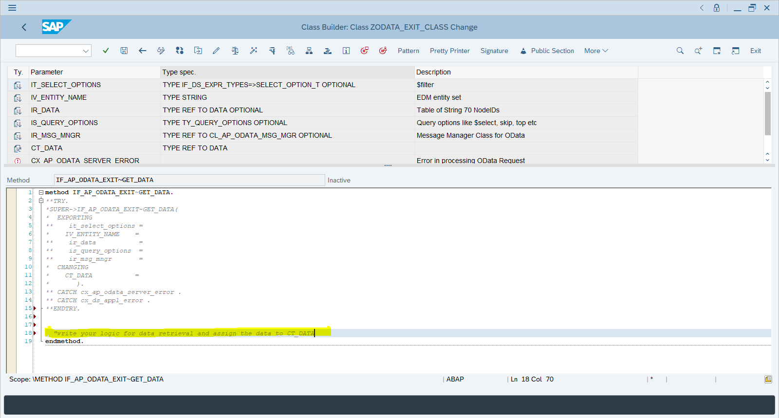 Sap Abap Central How To Create Odata For Get Operation In Sap Cloud For Customer System