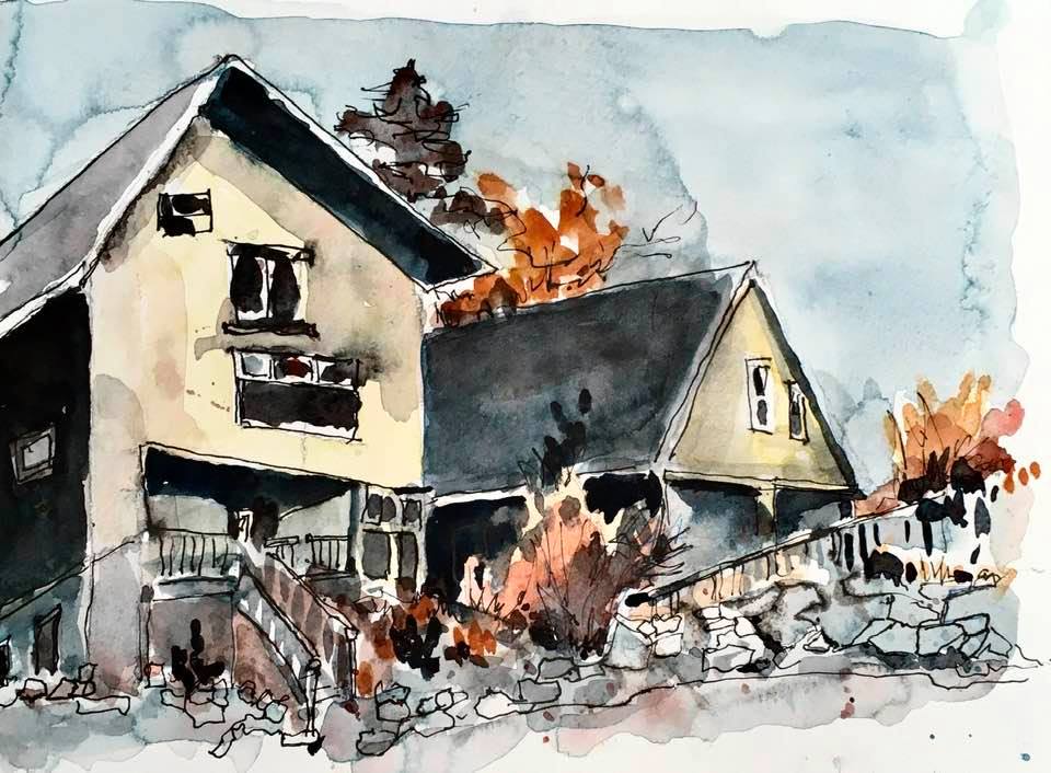 Urban Sketchers Seattle: Remembering Kate Barber