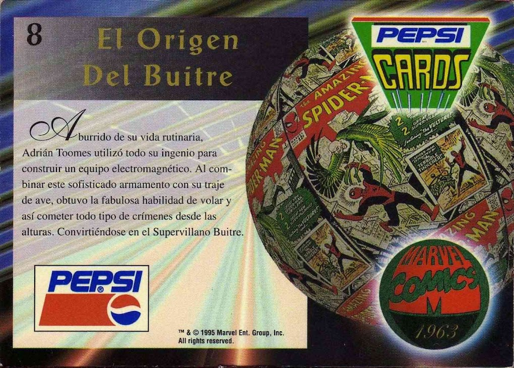 Todas las pepsi cards de Marvel