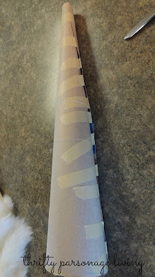 Thrifty Parsonage Living: DIY FAUX FUR CHRISTMAS PROJECTS ~ {Fur tree ...