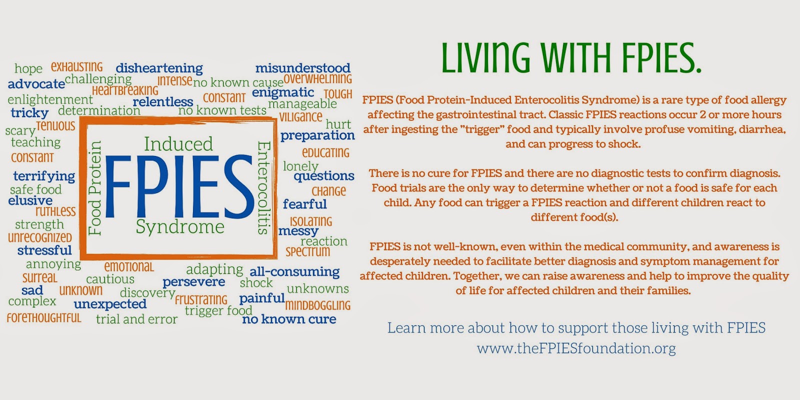 FPIES Home, the blog of The FPIES Foundation: Food Allergy Action Month ...