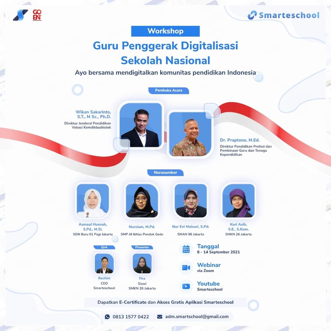 WORKSHOP GURU PENGGERAK DIGITALISASI SEKOLAH TINGKAT NASIONAL - Melajah ...