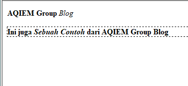 Mengenal tag "div" Dan tag "span" Dalam HTML