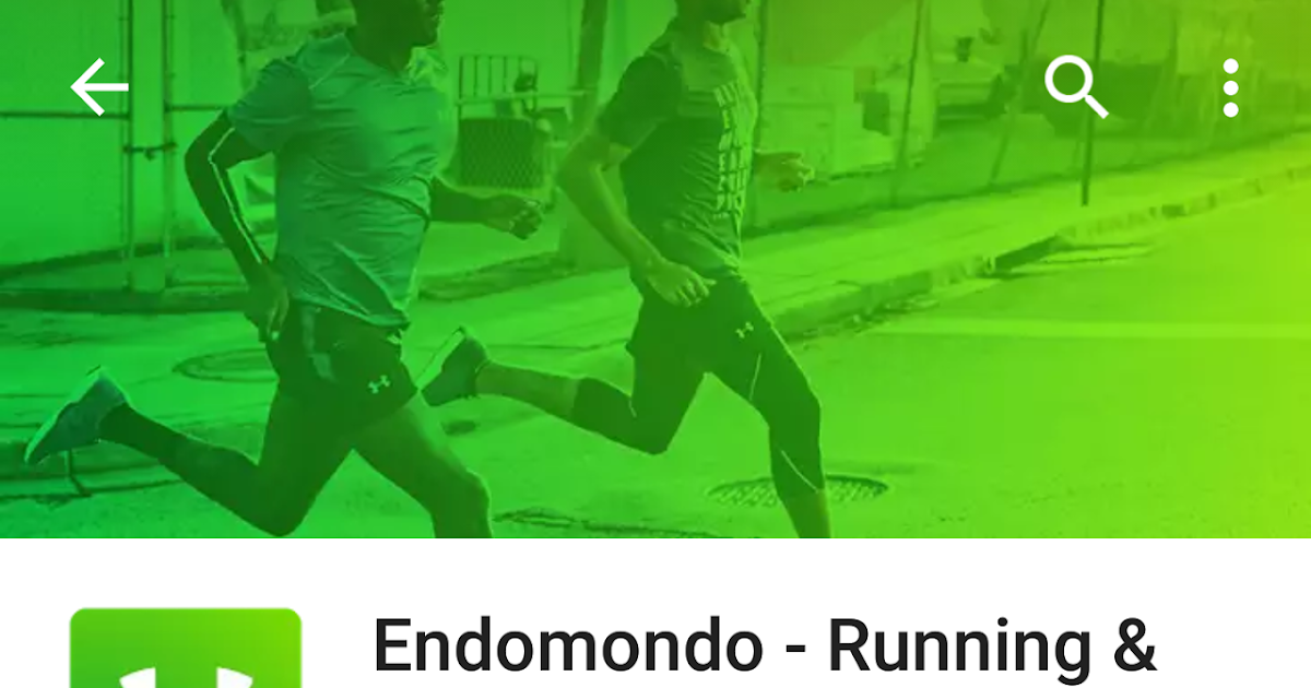 Endomondo's app just changed to UA's logo