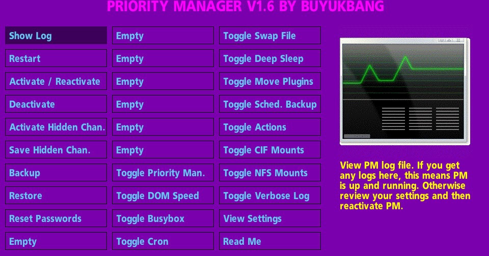 It all started with a BigBang...: Priority Manager v1.8 For Azbox HD