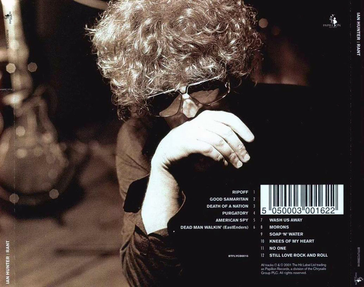 CARATULAS DE CD DE MUSICA: Ian Hunter Rant (2001)