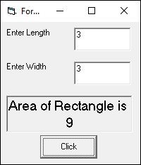 NJ Design: HOW TO CALCULATE AREA OF RECTANGLE USING VB PROGRAMMING.