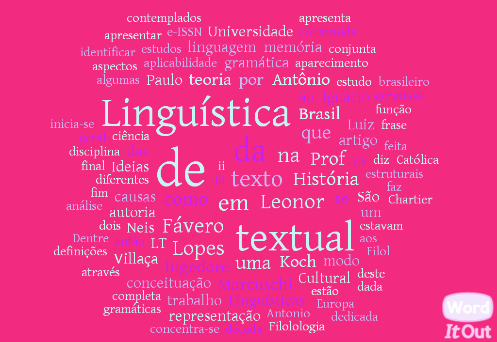 Linguística e Fonoaudiologia: Linguística Textual