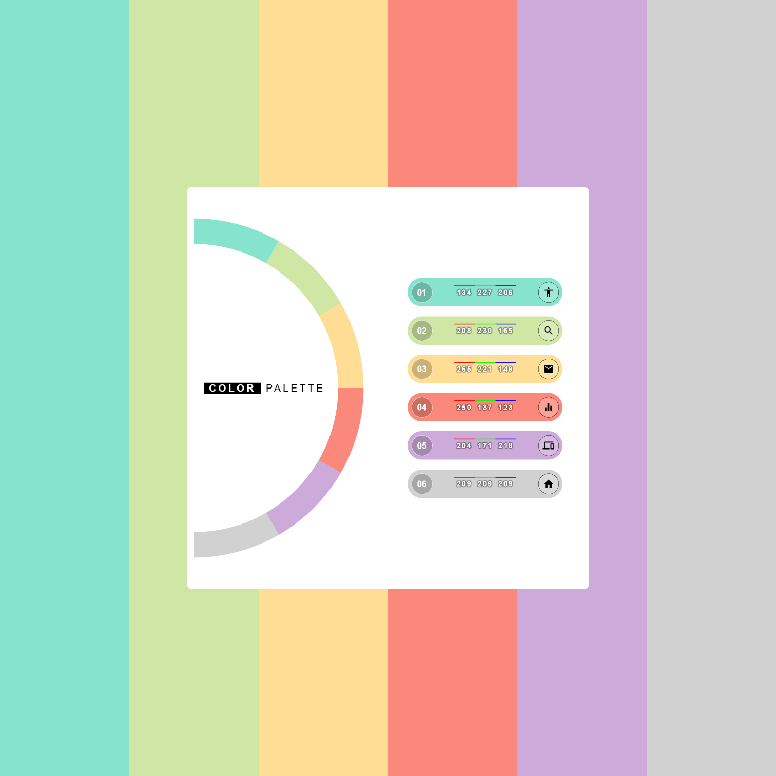 Color Palette 010 - PowerPoint Free
