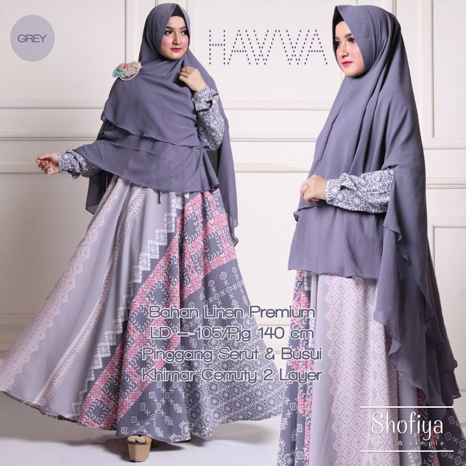 jual busana muslim: HAWWA by SHOFIYA