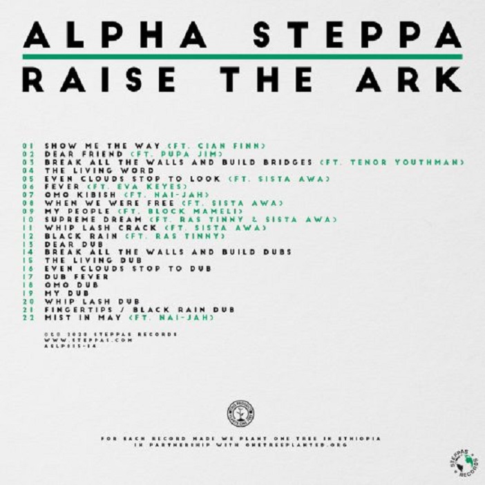 Compartilhando Reggae: Alpha Steppa - Raise The Ark (Steppas Records 2020)