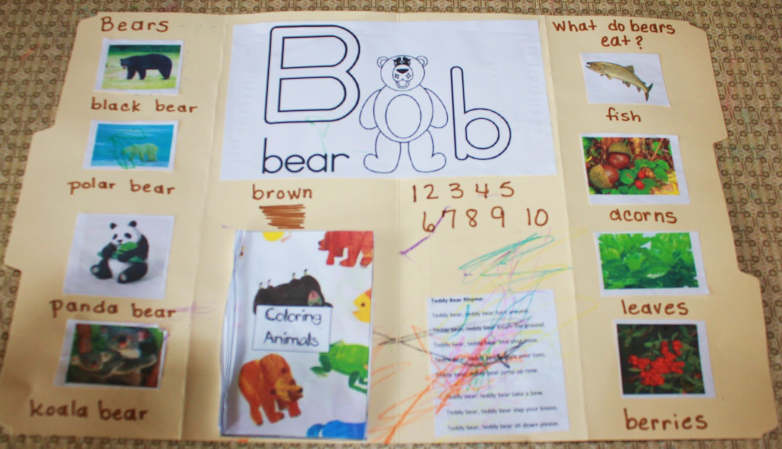 La-La's Home Daycare: Letter Bb Week | Brown Bear, Brown Bear What Do ...
