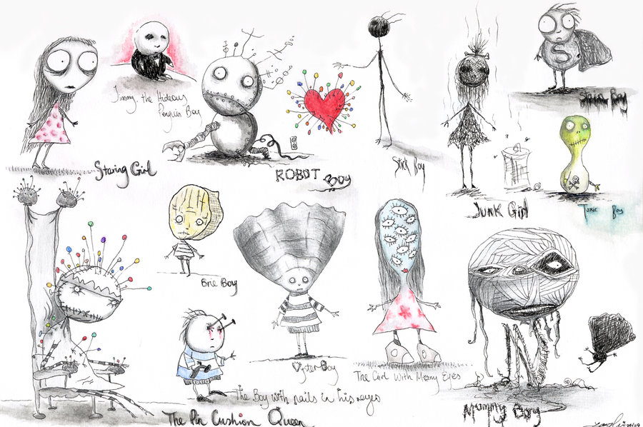 Handy Stuff for the English Classroom: TIM BURTON´S Stainboy Cartoons ...