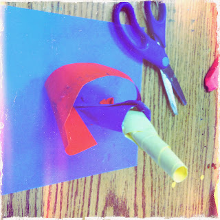 ChumleyScobey Art Room: Paper Cylinder Sculpture