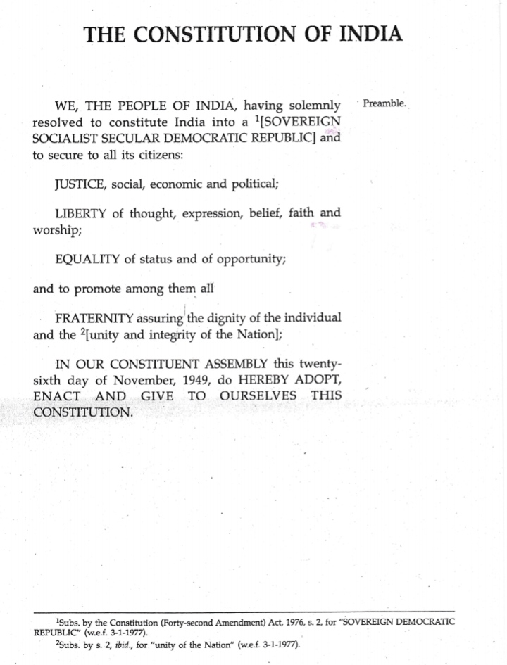 OSS TODAYS: Observance of 71st Constitution Day